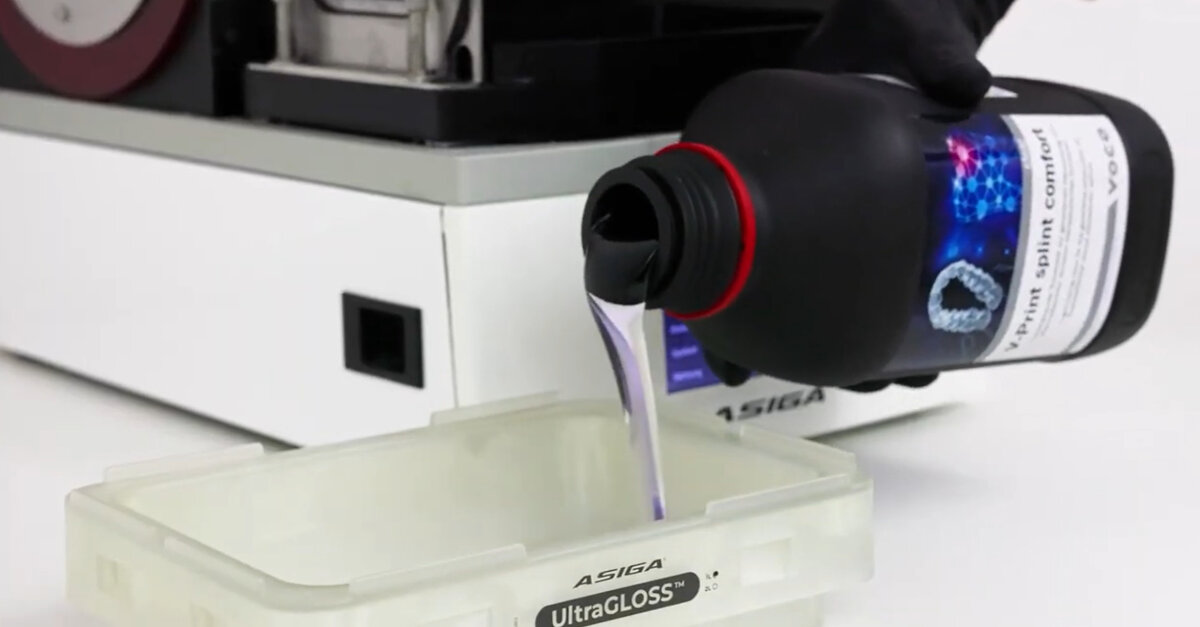 VOCO – V-Print splint comfort + ASIGA UltraGLOSS - The perfect combination to save polishing time